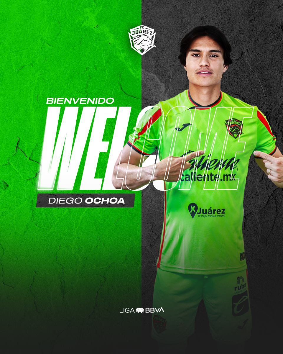 Diego Ochoa es nuevo futbolista de Bravos - FC Juarez