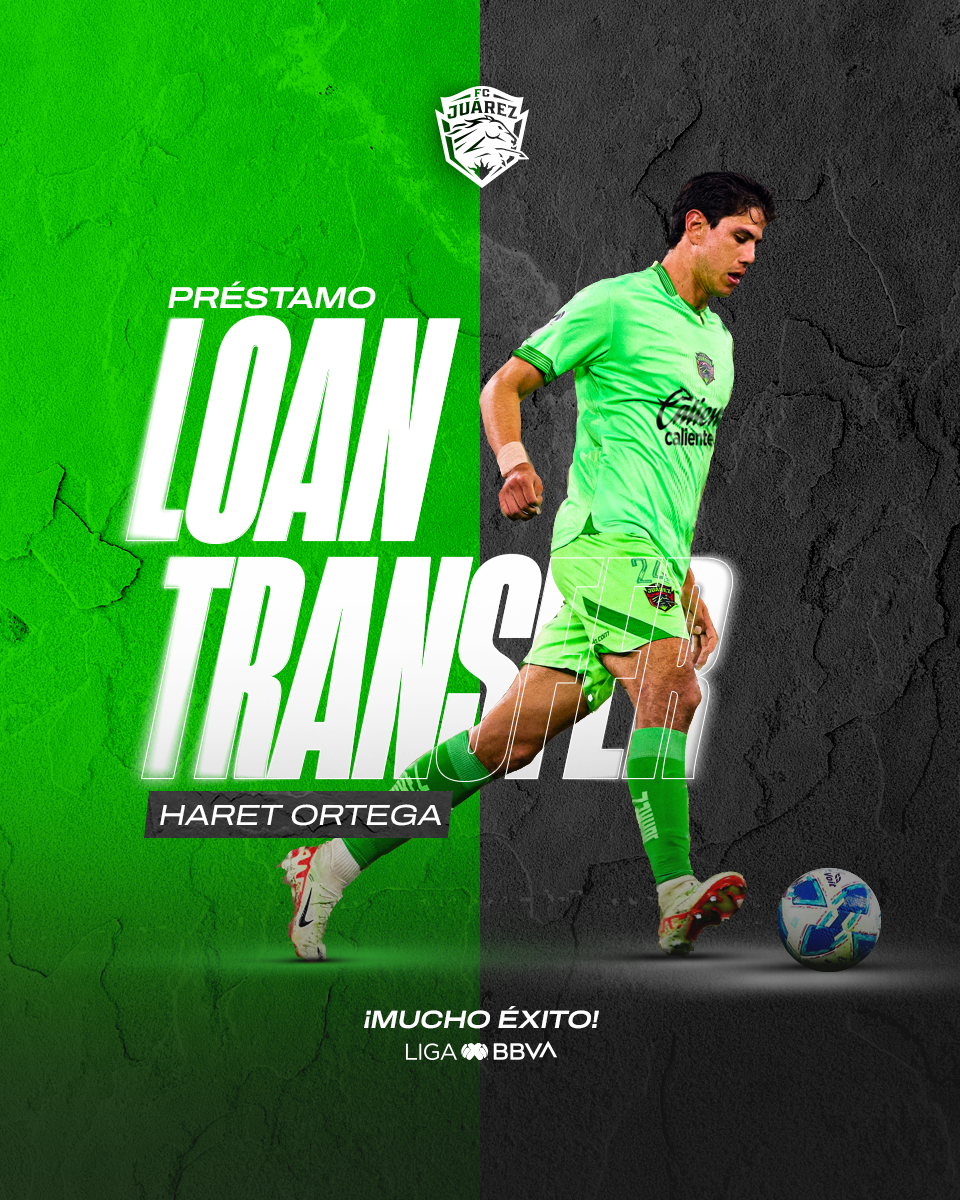 Haret Ortega es cedido a Santos Laguna - FC Juarez